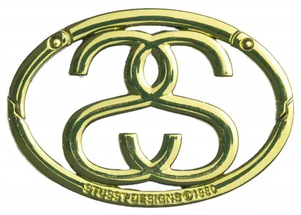 StüSsy Link Carabiner - Anodized Lime | Editorialist